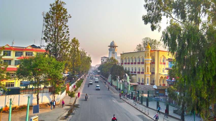 Ghanta Ghar (clock tower) and Nepali Jame Masjid - N O W