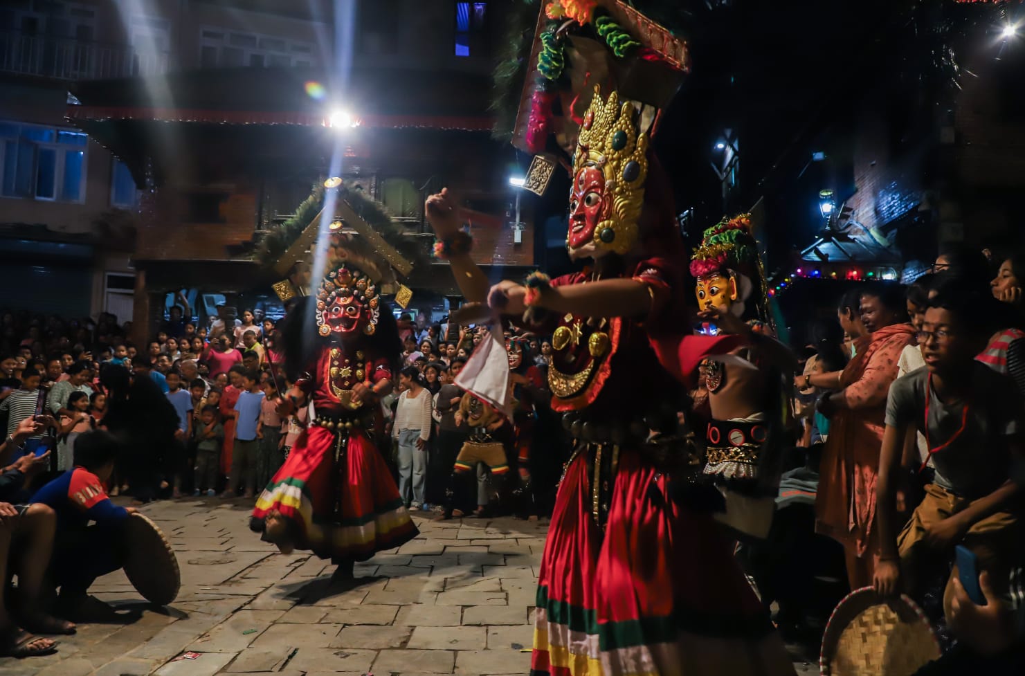 A glimpse of the revived Mahakali dance at Nagadesh Tole, Madhyapur ...